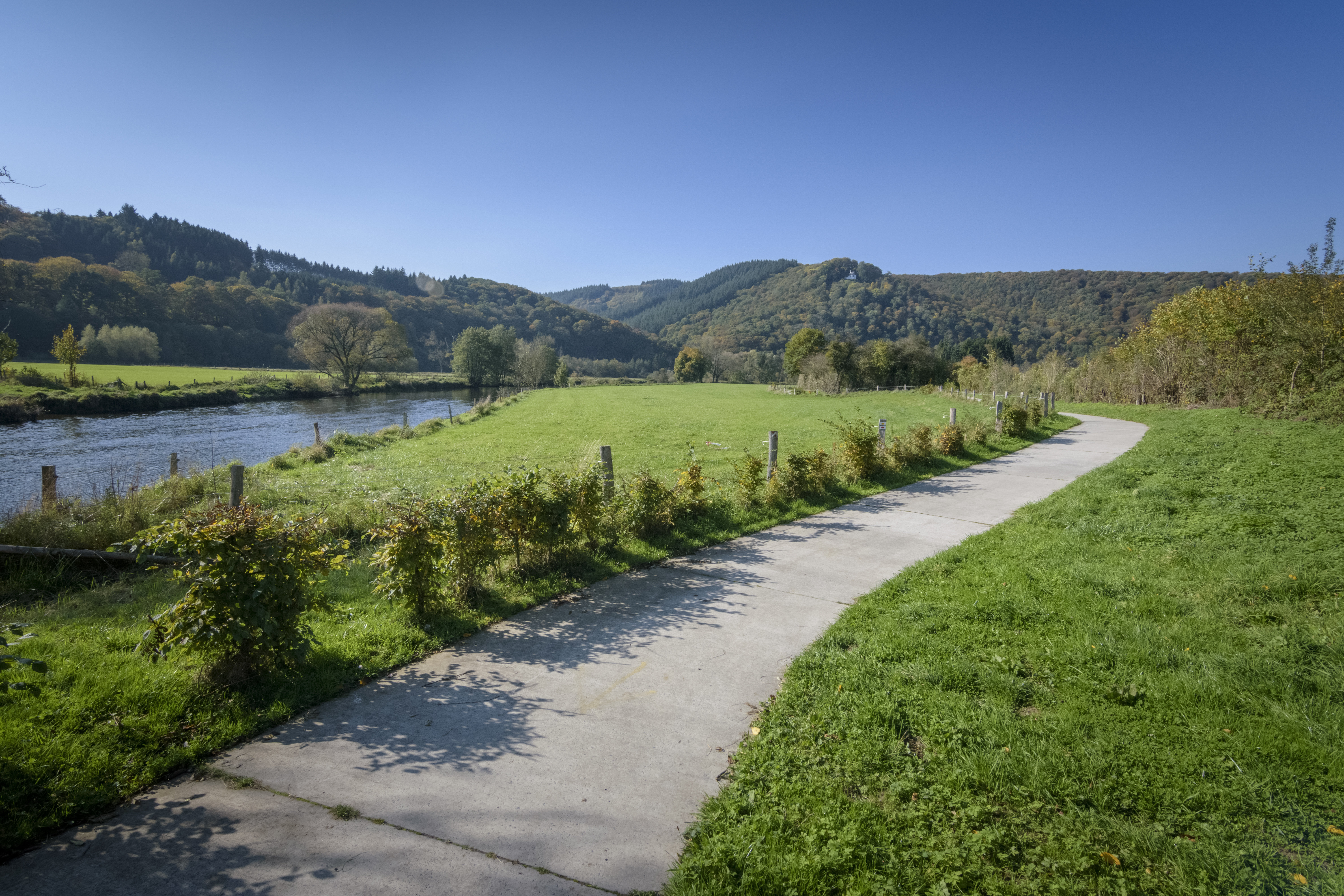 Alpen Home Ourthe River by Woutervandenbroek - Wrapped Canvas ...