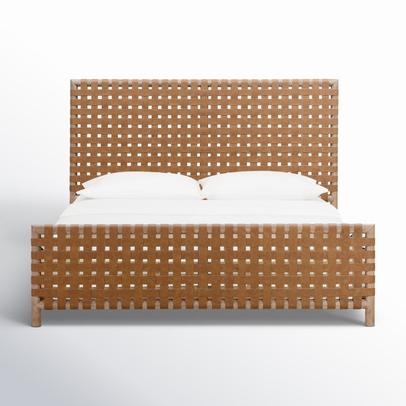 Birch Lane™ Colleen Leather Bed "& Reviews" | Wayfair