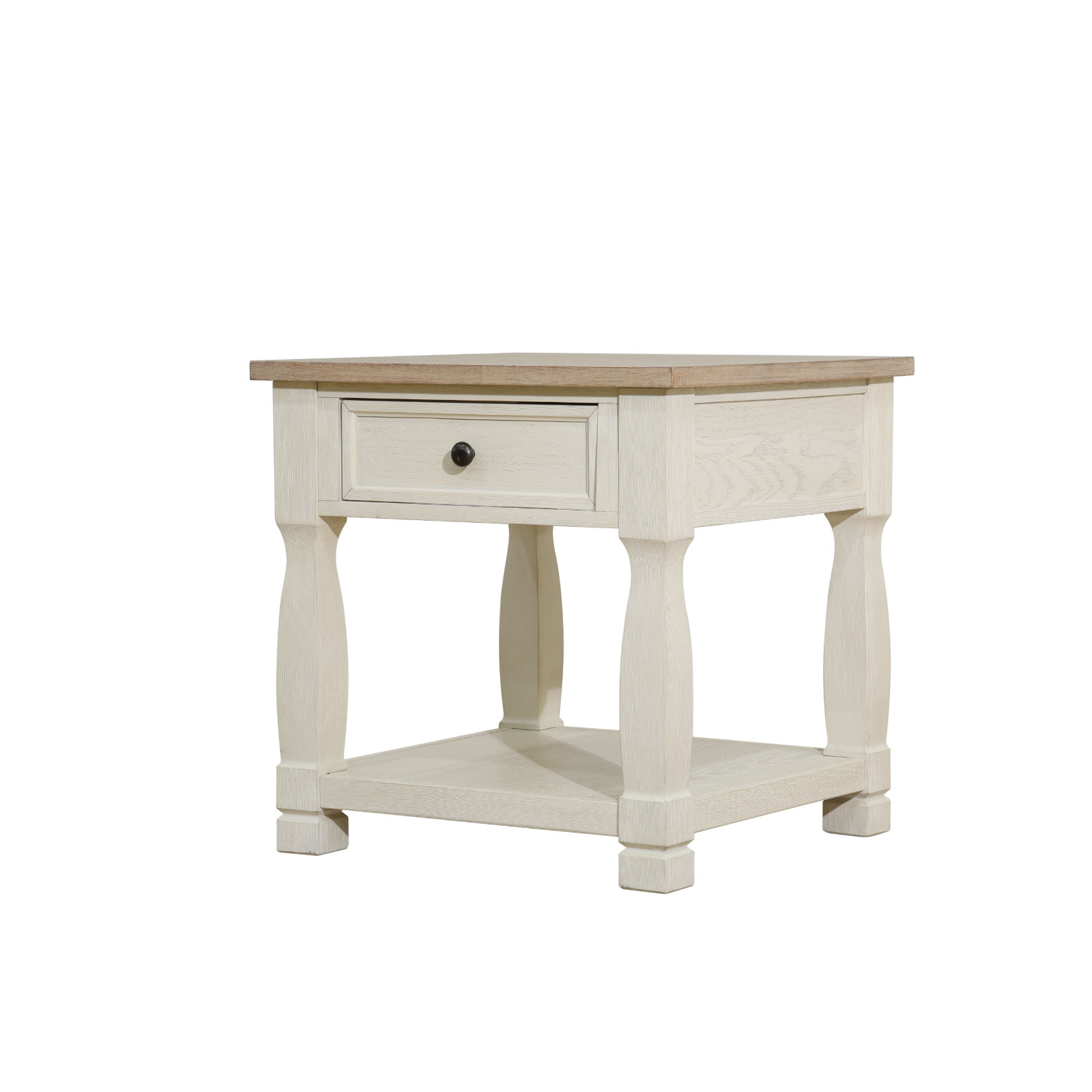 Red Barrel Studio® Trezdon Vintage-Inspired Multi-Functional Side Table ...