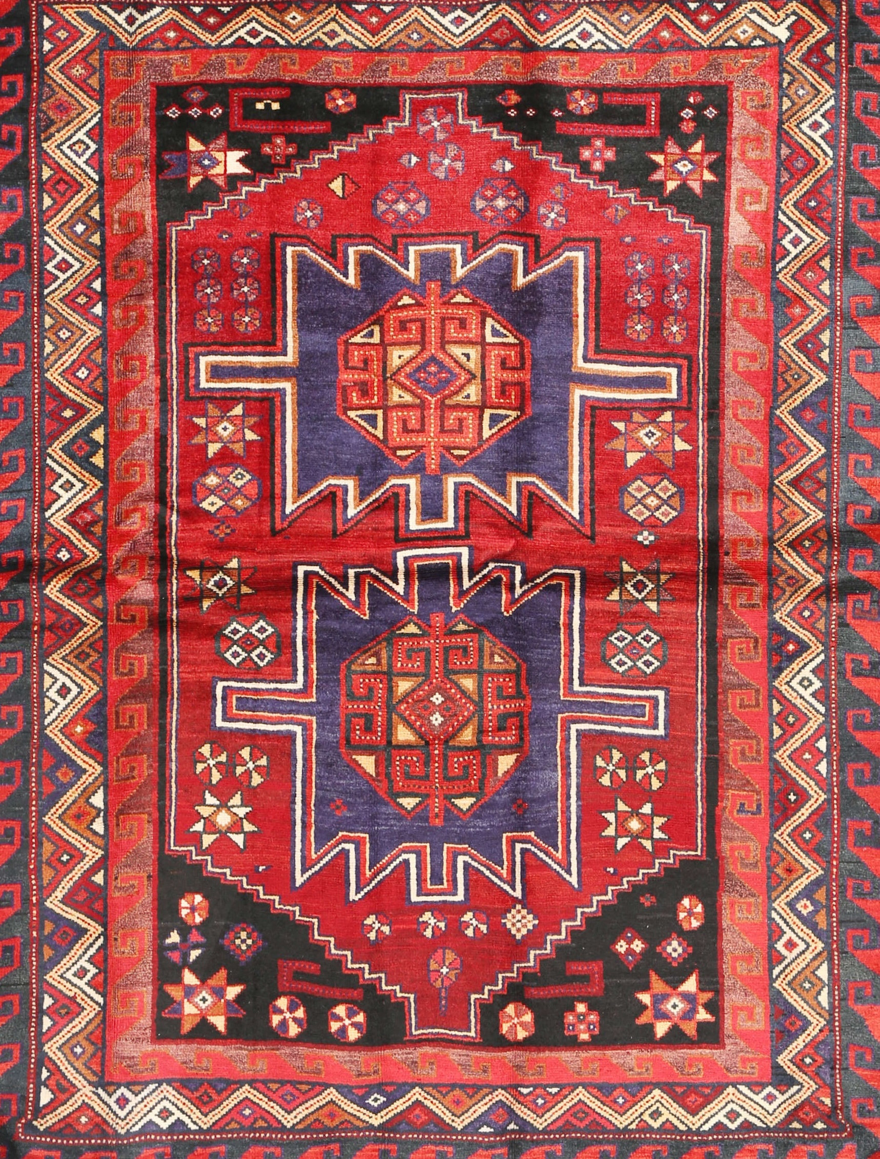 Bungalow Rose Southwestern Red Area Rug | Wayfair