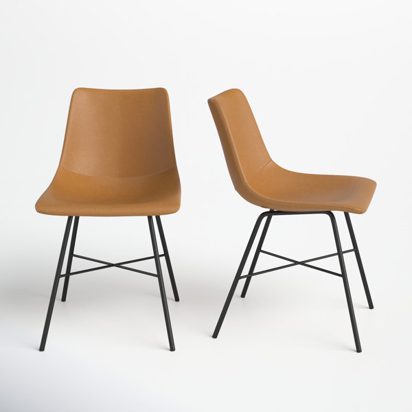 Birch Lane™ Bela Vegan Leather Dining Chair & Reviews | Wayfair