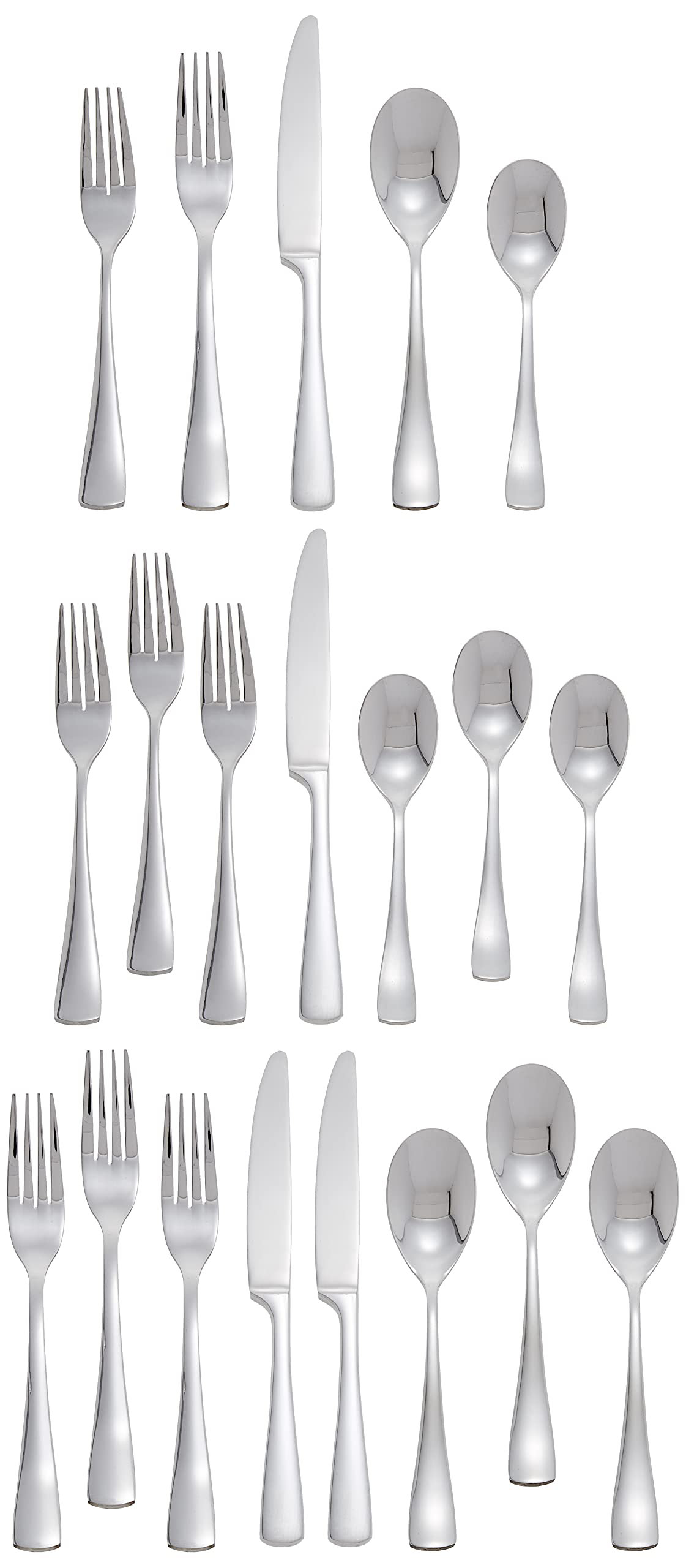 Latitude Run® Western style stainless steel tableware family set ...