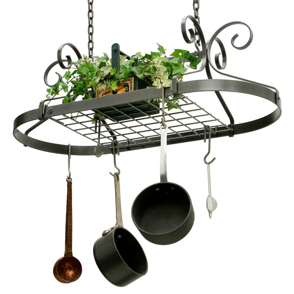 Enclume Decor Oval Hanging Pot Rack & Reviews | Perigold