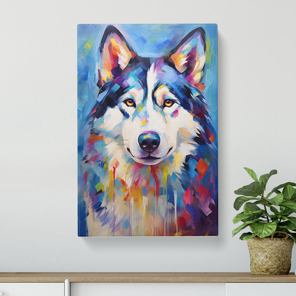 Marlow Home Co. Husky Abstract No.2 - No Frame Art Prints | Wayfair.co.uk