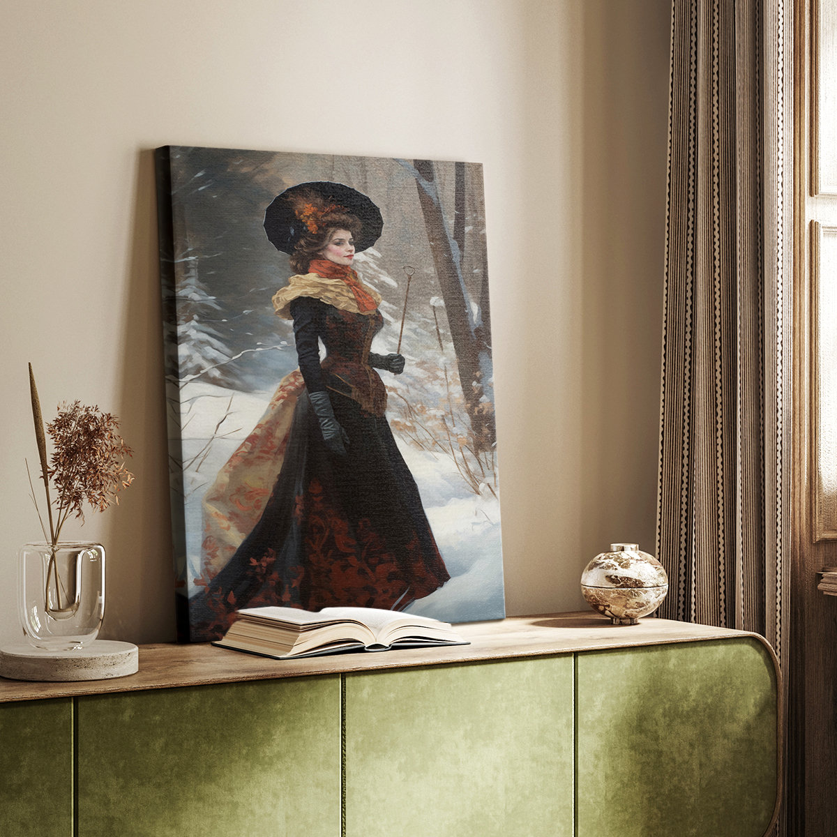 Charlton Home® WOMEN-CDXXXIV -Premium Gallery Wrapped Canvas - Ready to ...