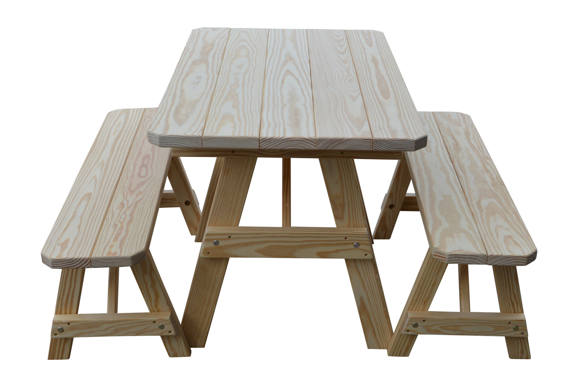 Rosecliff Heights Woodstock Rectangular Outdoor Restaurant Picnic Table ...