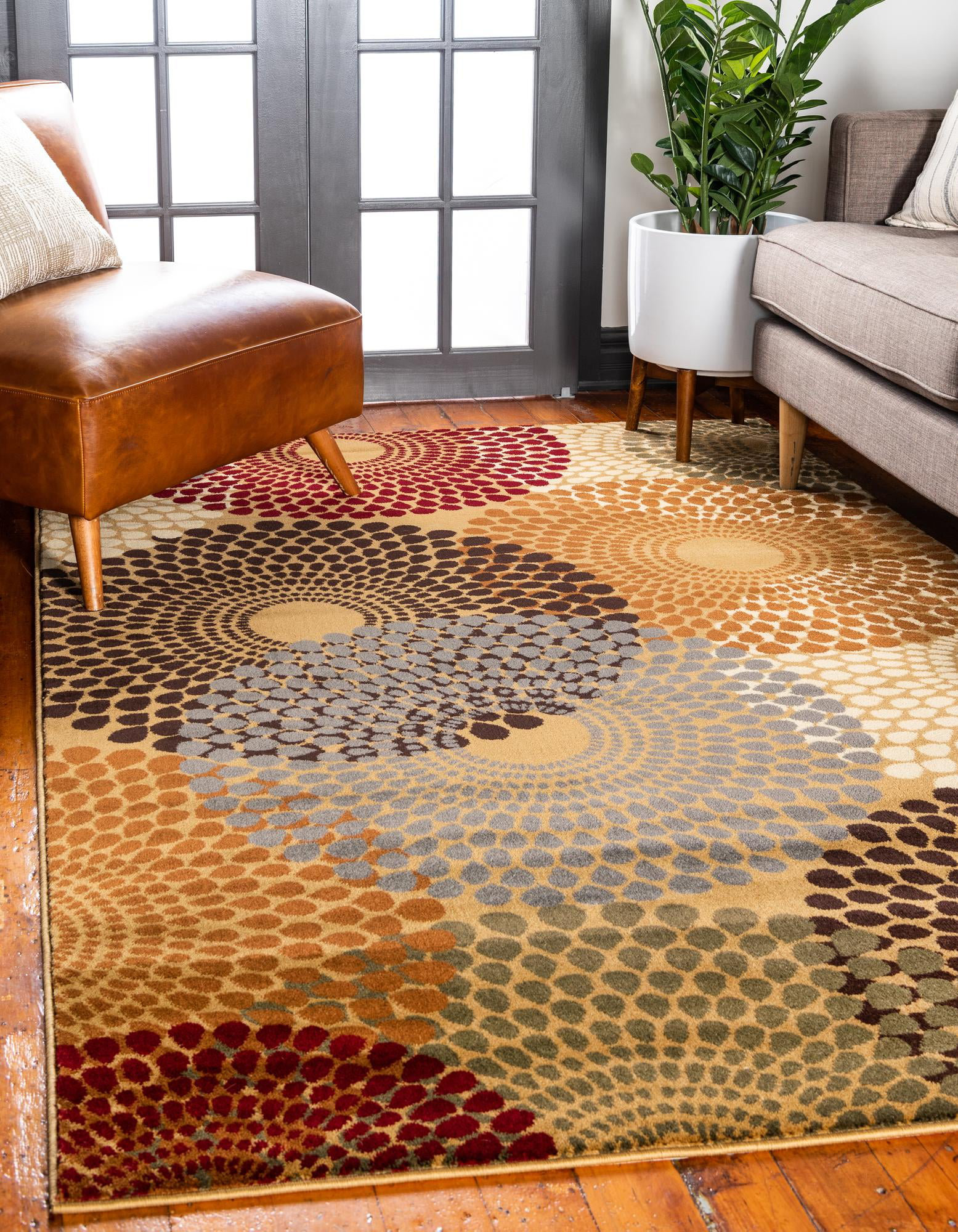 Red Barrel Studio® Apex Abstract Beige/Brown Area Rug & Reviews | Wayfair