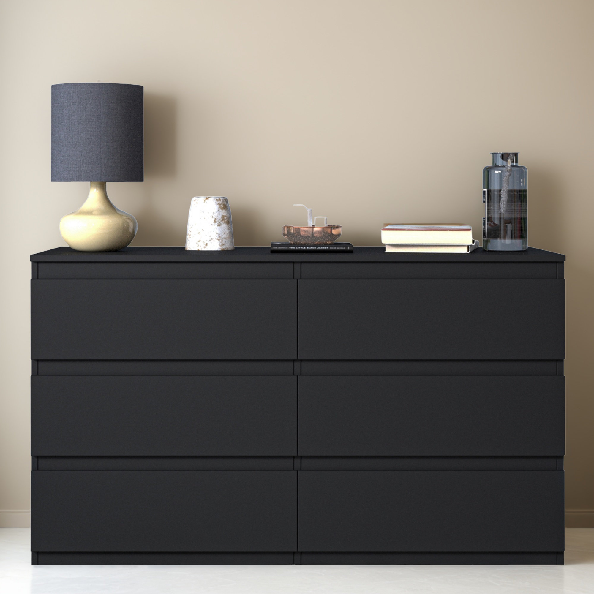 Latitude Run® 6 Drawer 55"W Double Dresser - Wayfair Canada