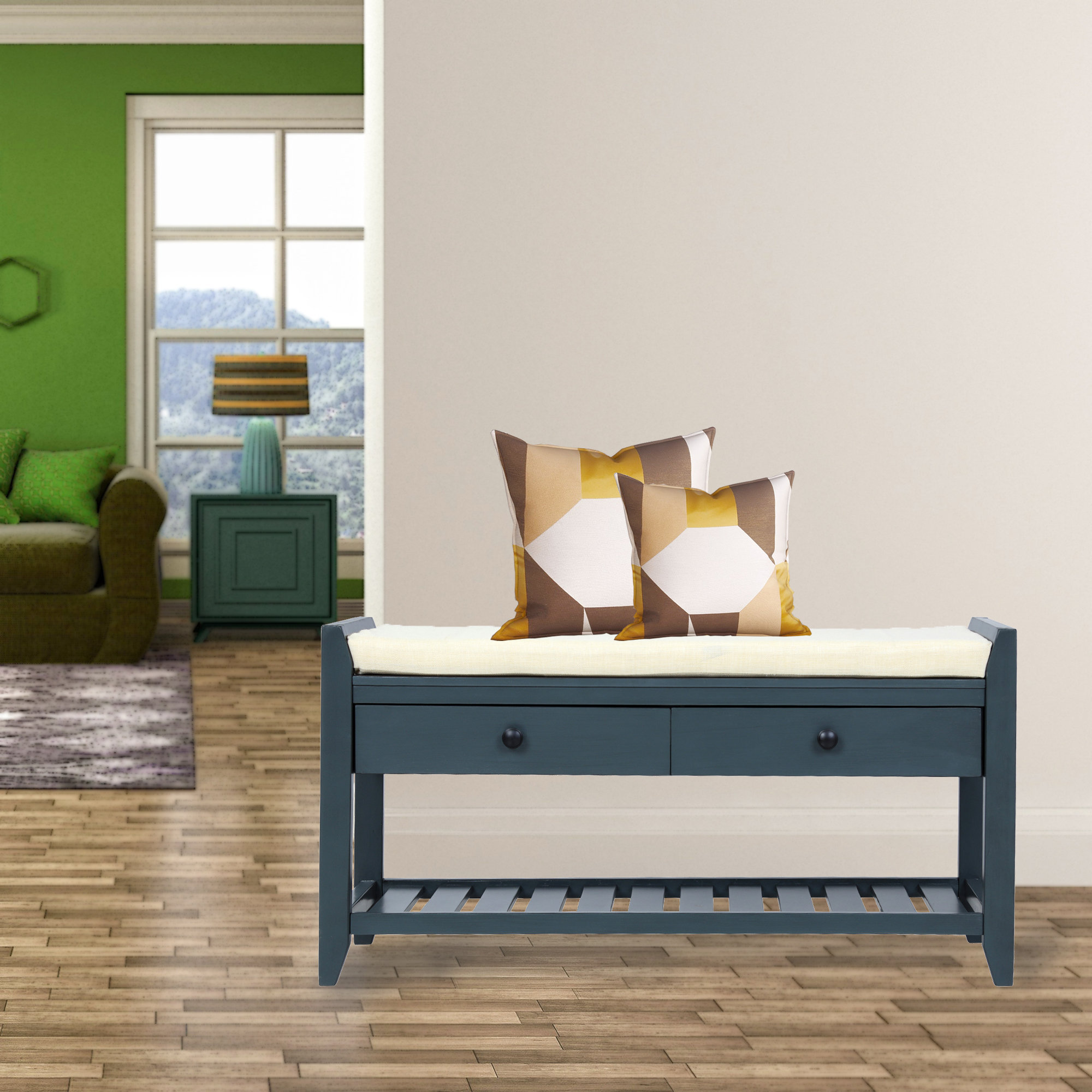 Red Barrel Studio Drawers Storage Bench | Wayfair