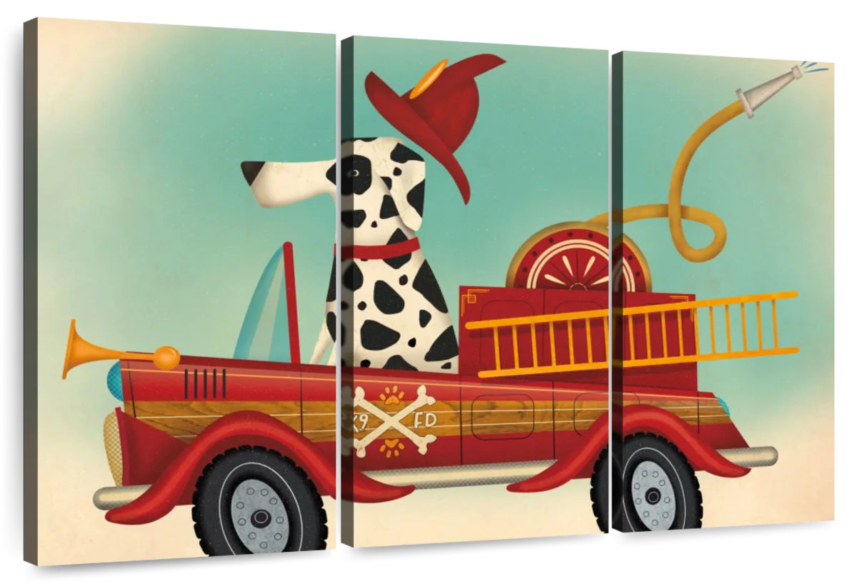 Ebern Designs Alcaraz K9 Fire Department | Wayfair