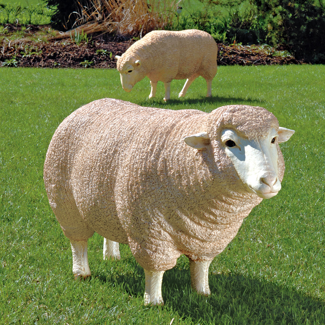 Design Toscano Merino Ewe Life Size Head Up Sheep Statue & Reviews ...