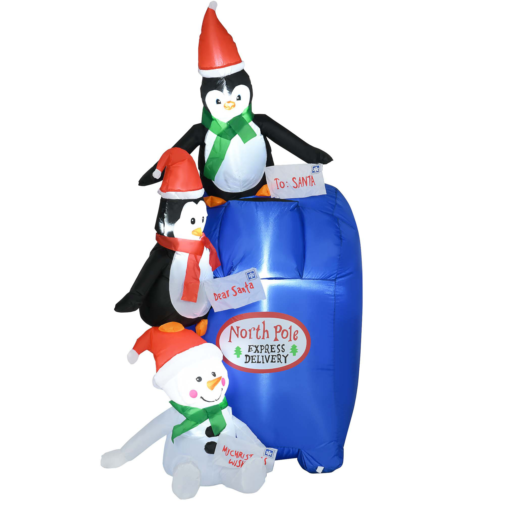 Ophelia & Co. 6Ft Christmas Inflatables Outdoor Decorations North Pole ...