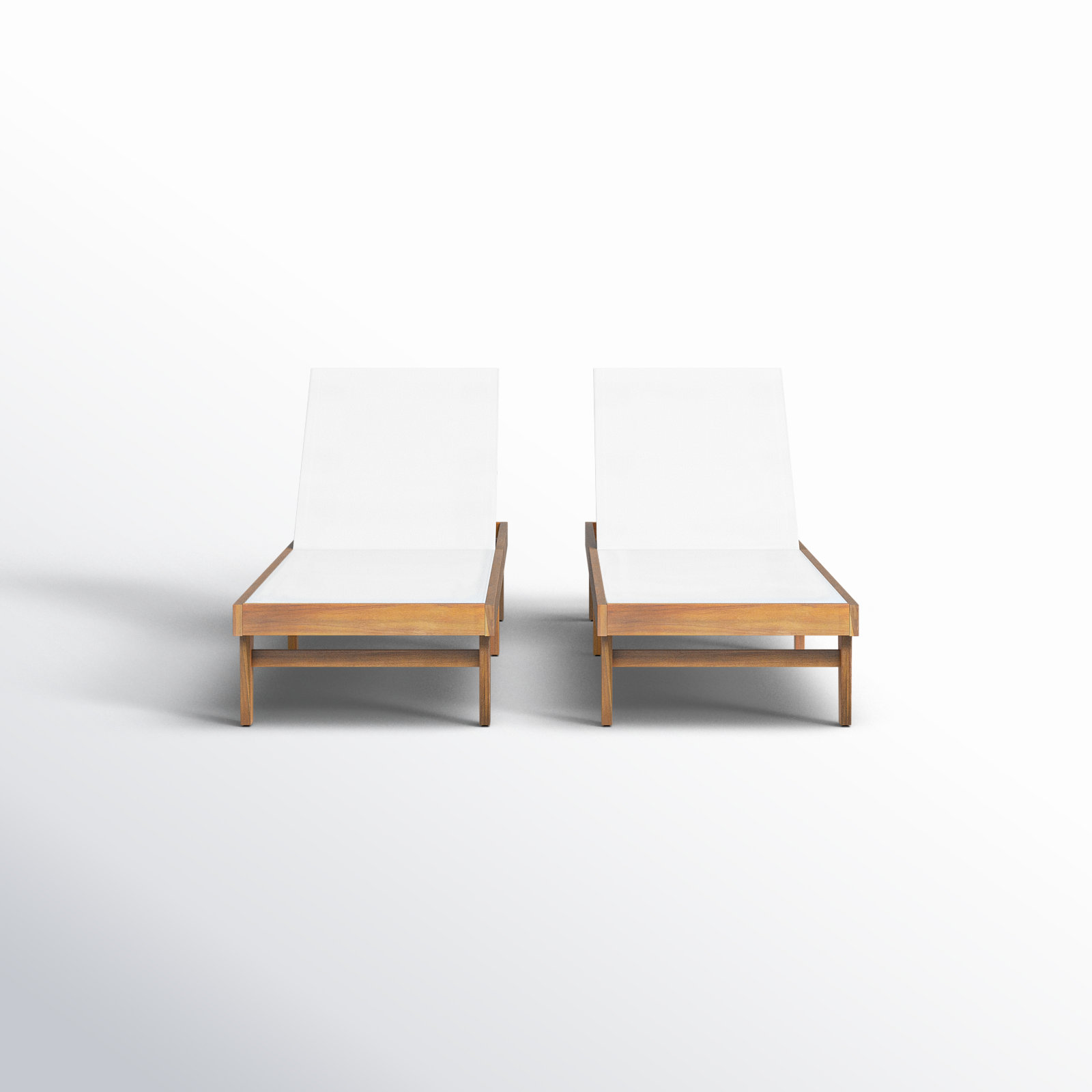 Birch Lane™ Scheiner 24'' Outdoor Acacia Chaise Lounge & Reviews ...