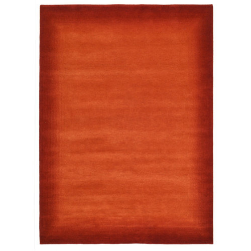 Ebern Designs Woven Wool Red Rug & Reviews | Wayfair.co.uk