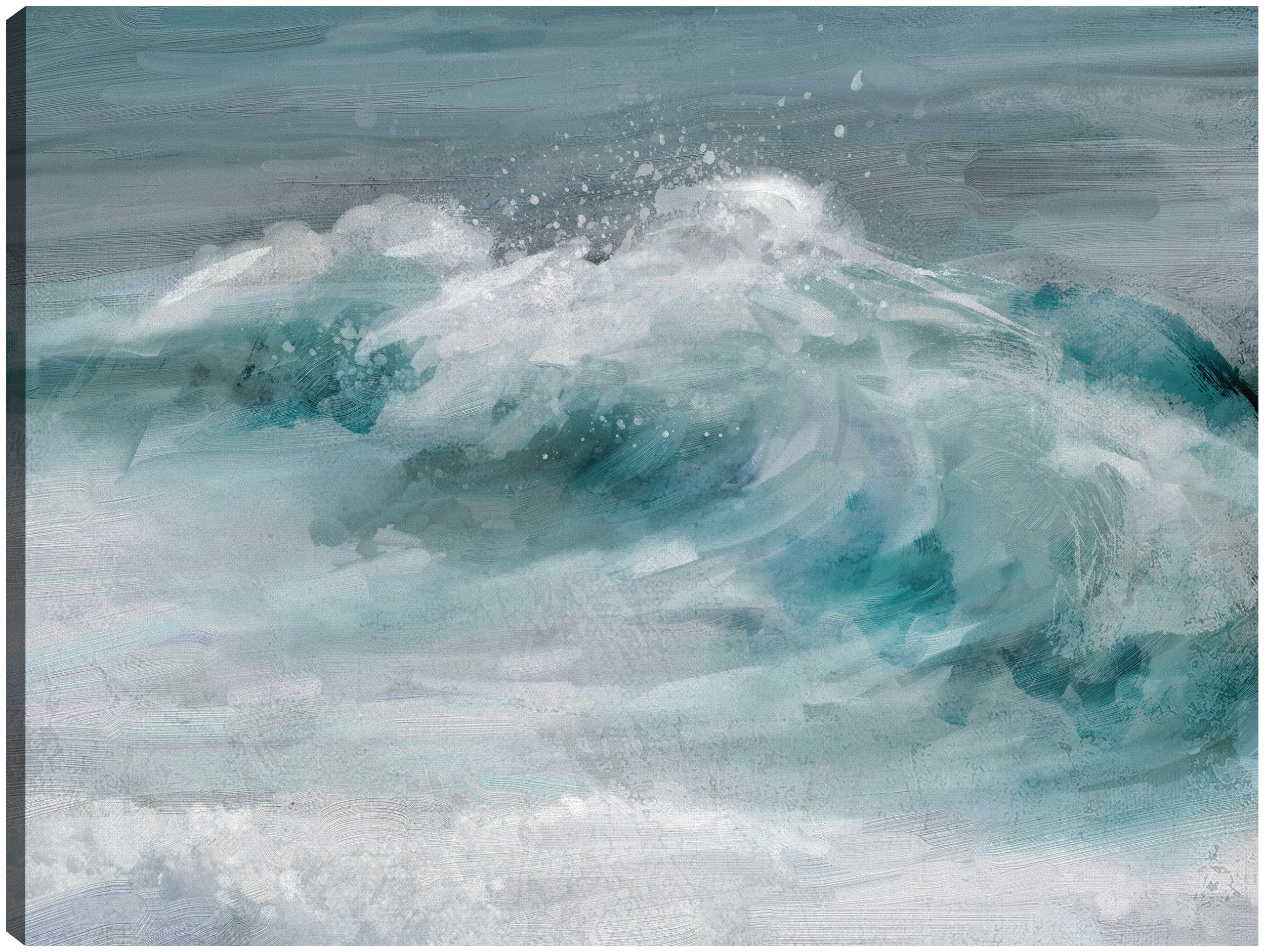 Dovecove Wavelength Portrait by Studio Arts Canvas Art Print | Wayfair