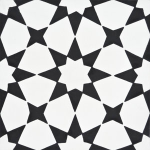 Moroccan Mosaic Tile House Medina 8" x 8" Cement Patterned Wall & Floor ...