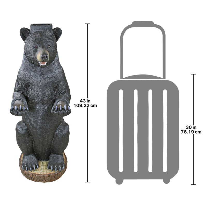 Design Toscano Postal Bear Mailbox Post Sleeve Statue & Reviews ...