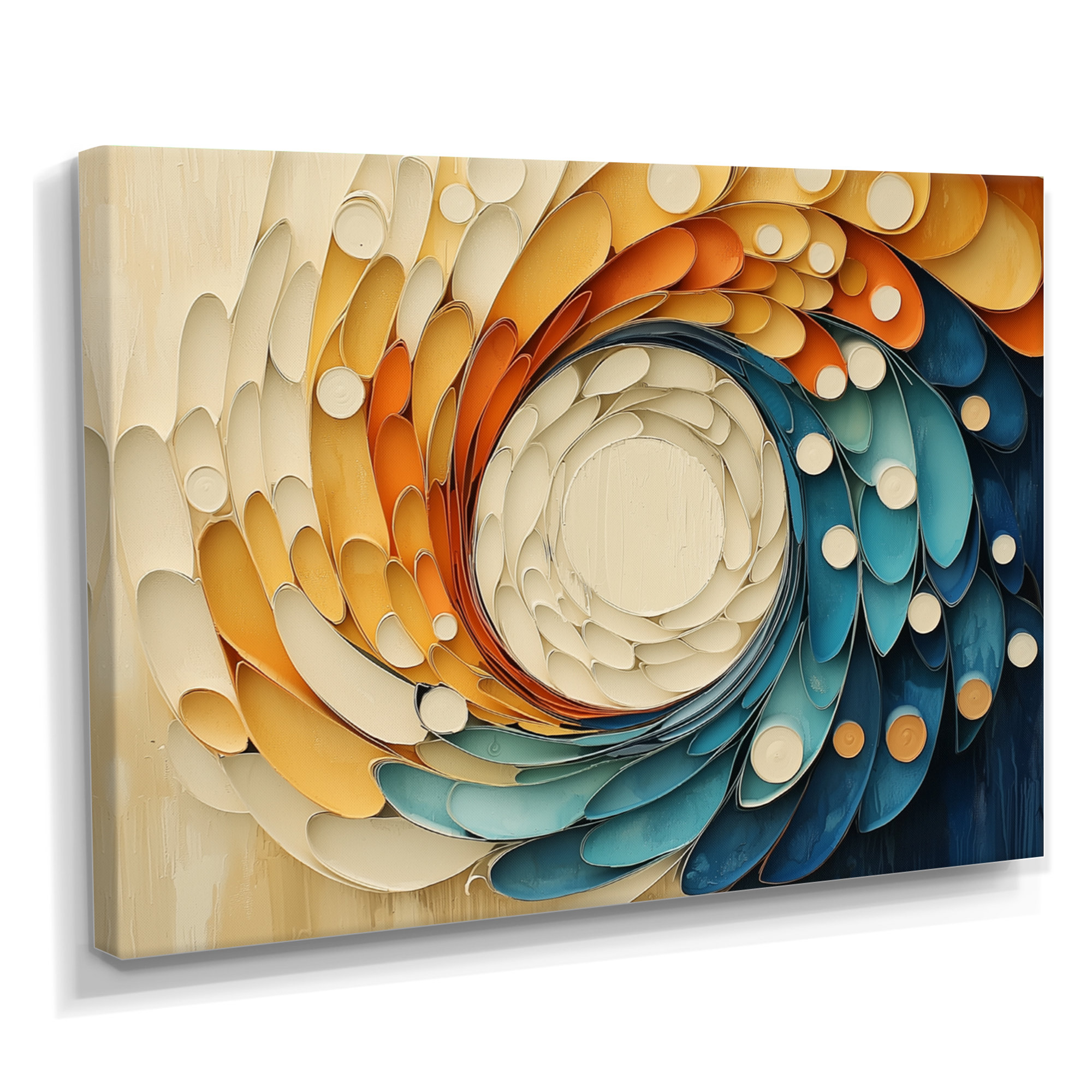 Wrought Studio™ Biomorphism Vortex Of Nature II - Abstract Canvas Art ...