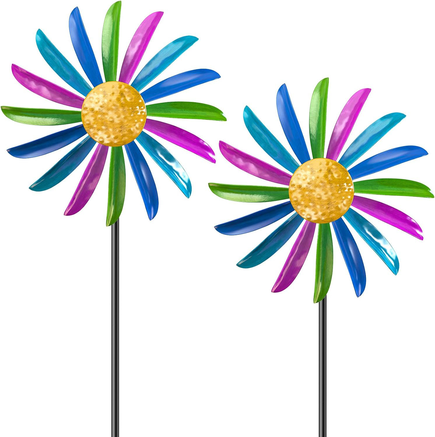 Dakota Fields Metal Wind Spinners Outdoor 360° Wind Sculpture Spinner ...