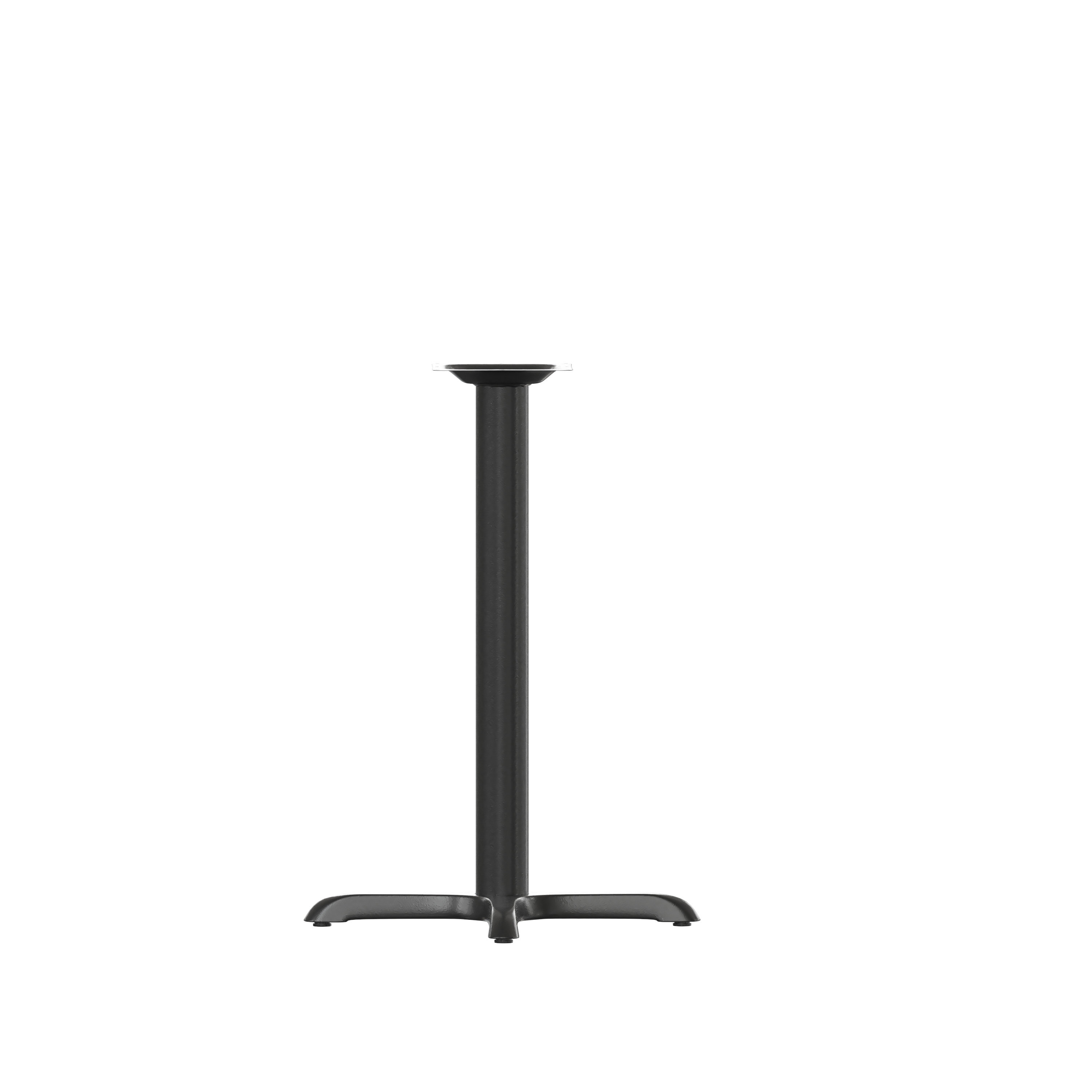 Flash Furniture Beverly Restaurant Table X-Base with 3" Dia. Table ...