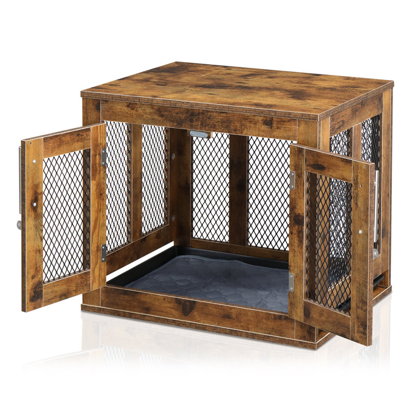 Archie & Oscar™ Dog Crate With Tray For Small Dogs End Table & Reviews ...