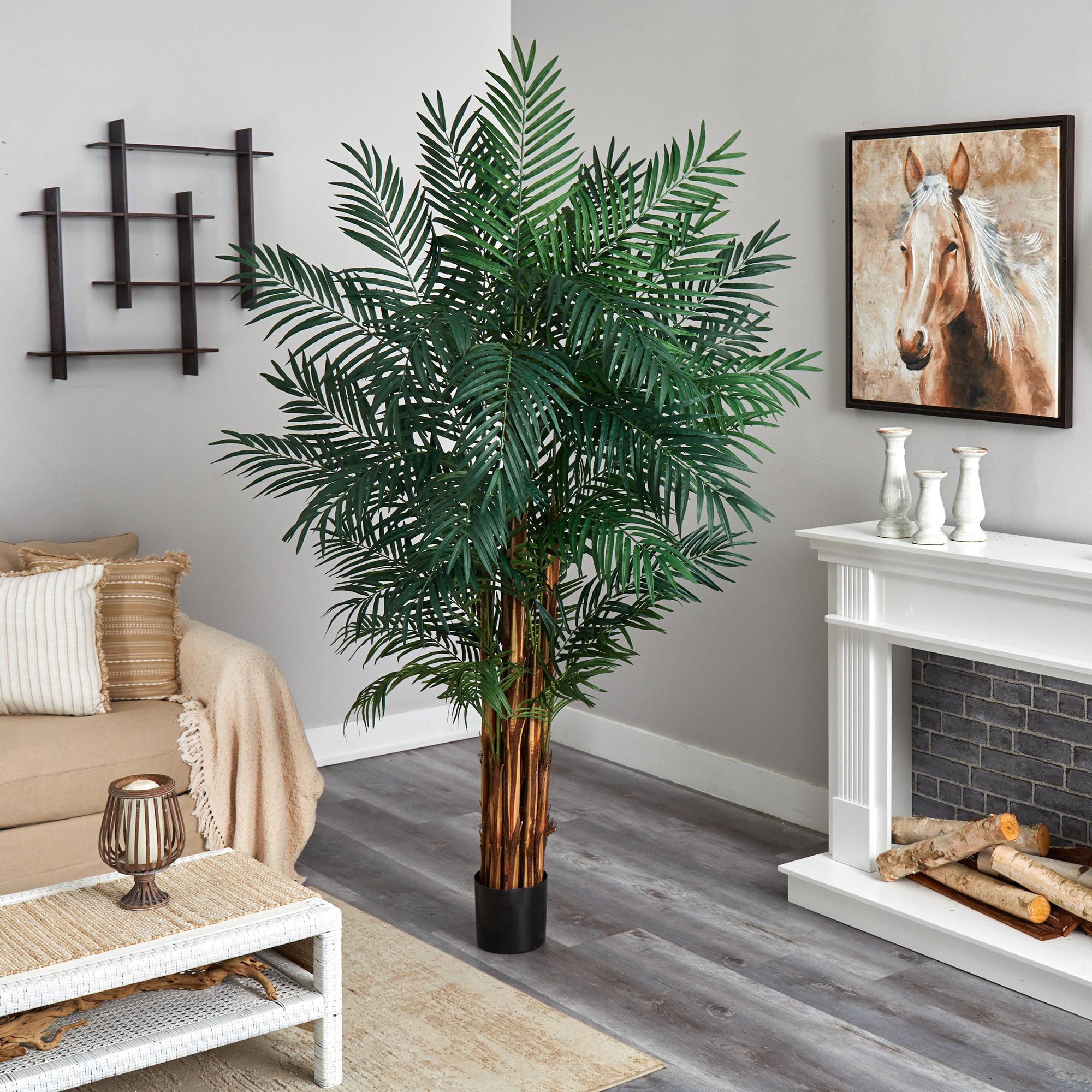 Bayou Breeze Areca Artificial Palm Tree in Pot & Reviews | Wayfair