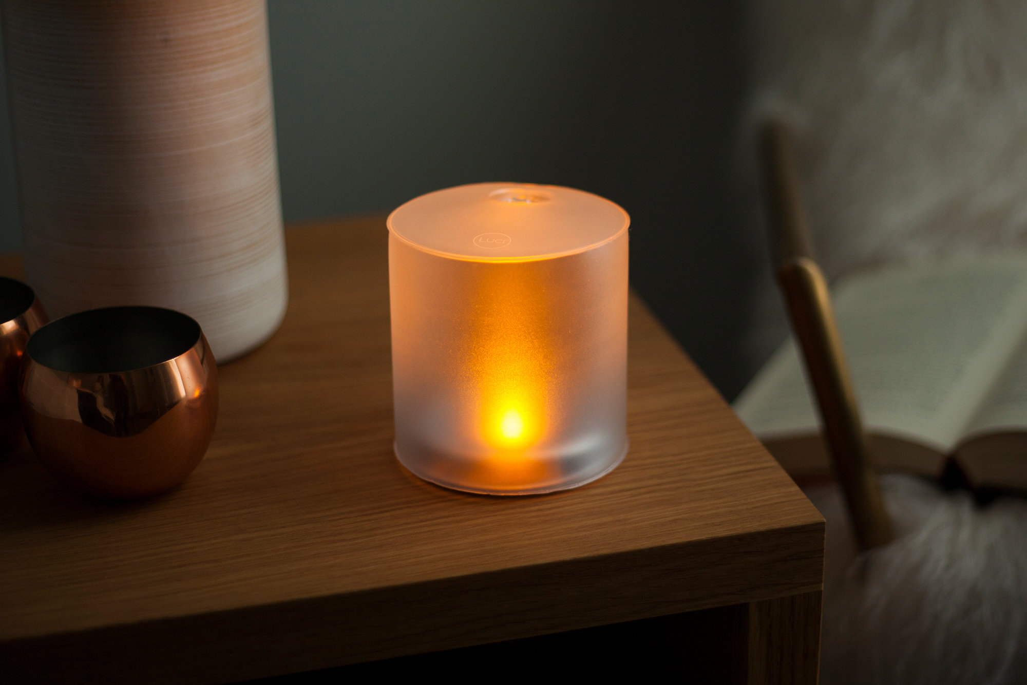 MPOWERD Luci Candle Solar Inflatable Rechargeable Flickering Flameless ...