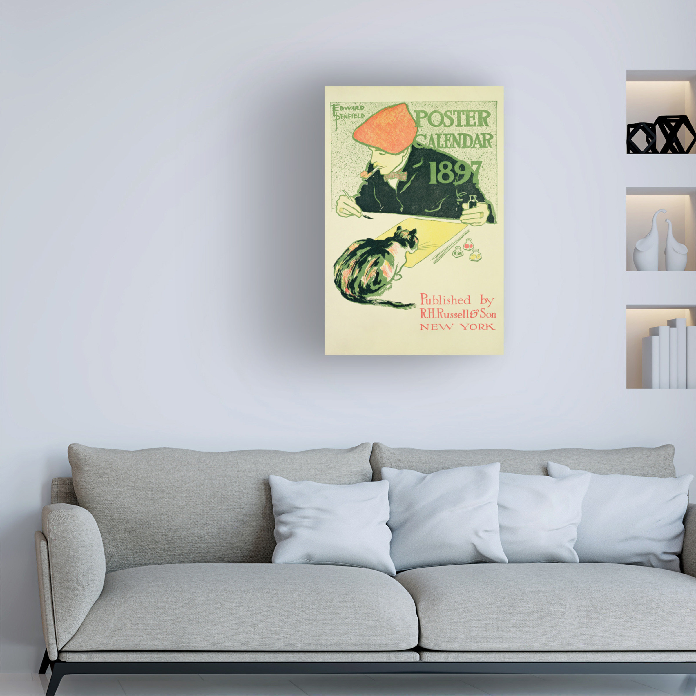 Winston Porter Edward Penfield Poster Calendar, Pub. By R.H. Russell ...