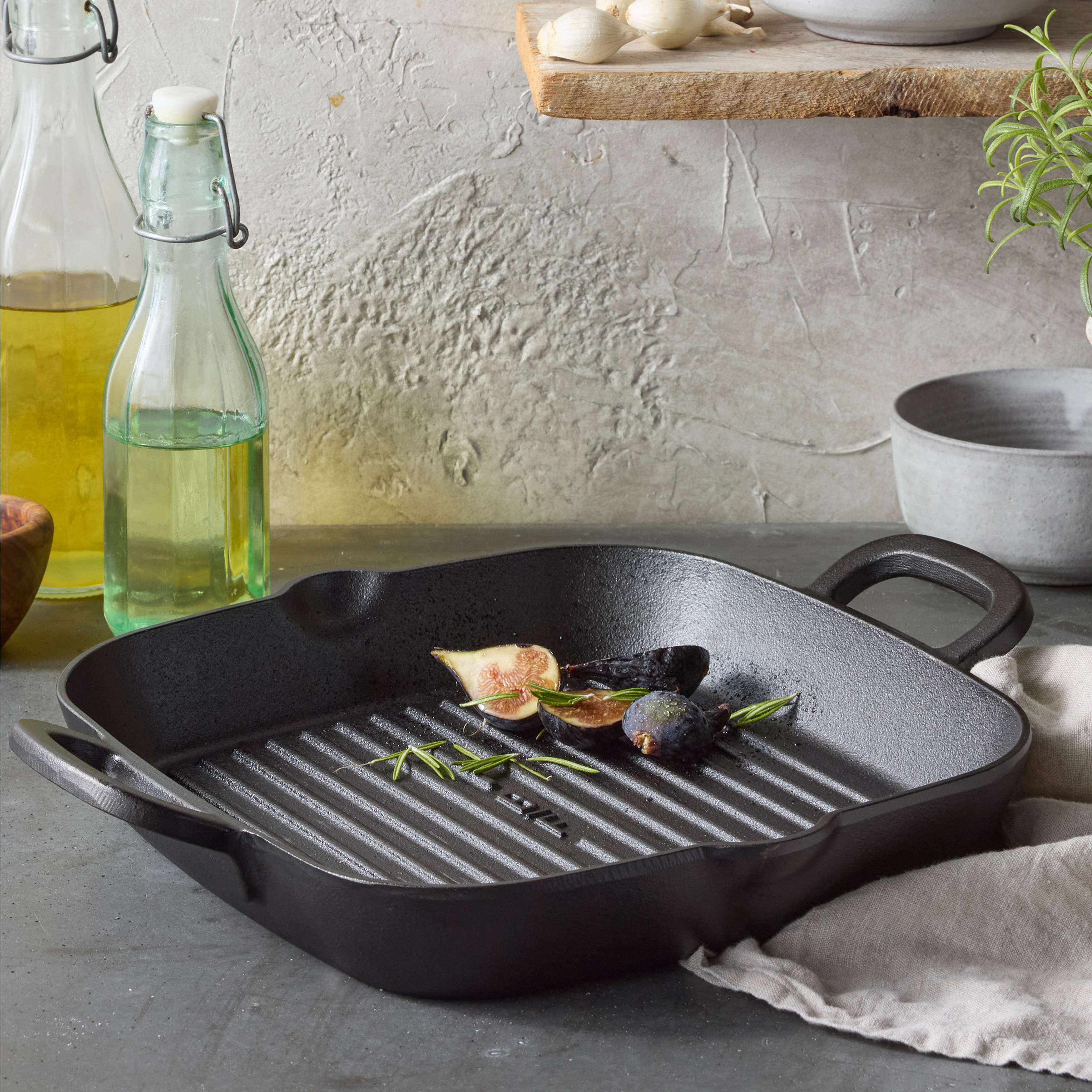 Lightweight Knit Tops Hollow Out GreenPan X Bobby Flay 10" Cast Iron ...