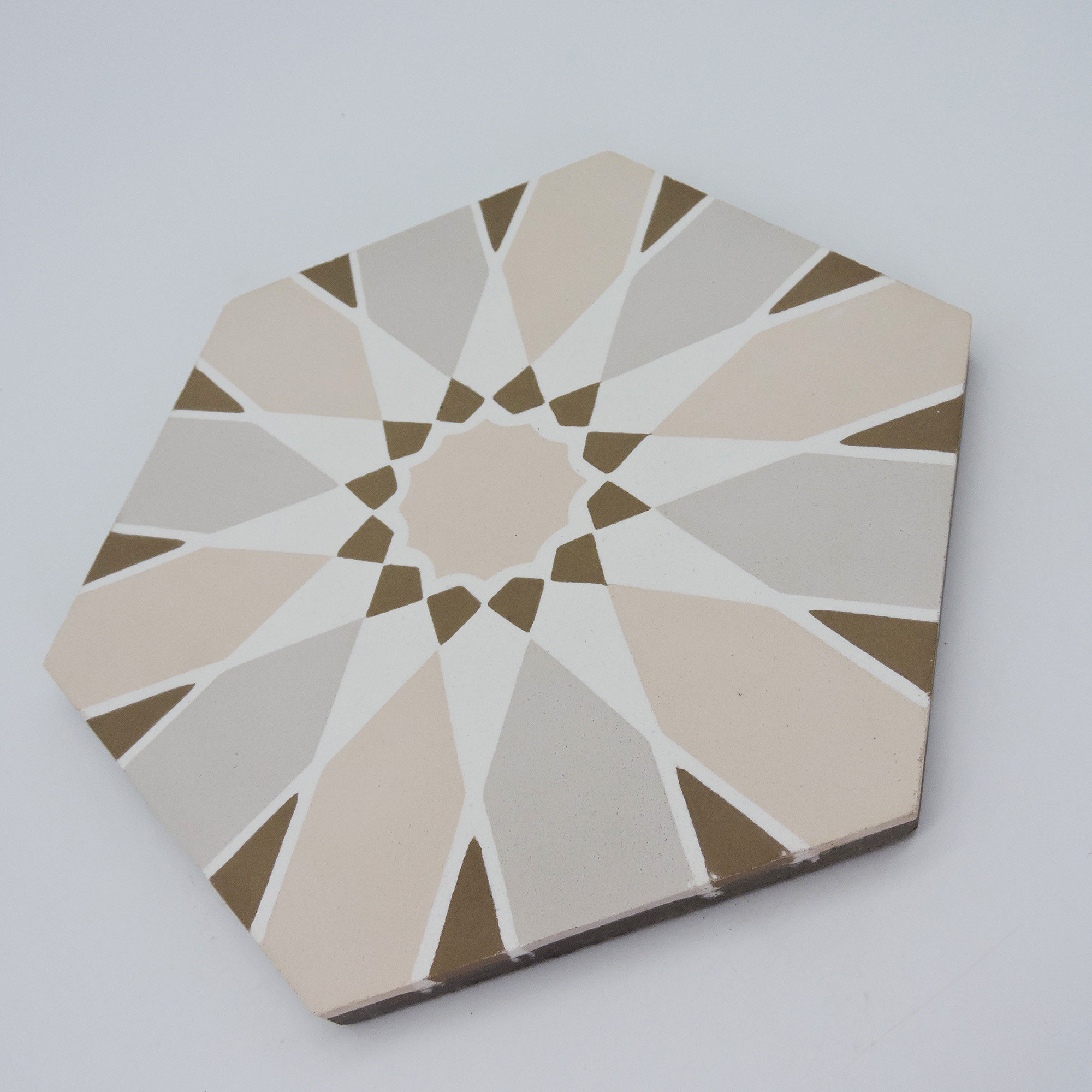 Moroccan Mosaic Tile House Menara 8" x 8" Cement Patterned Wall & Floor ...