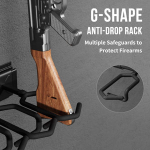 Blacksmith Gun Rack Wall Mount for Safety-conscious Individuals - 8 ...