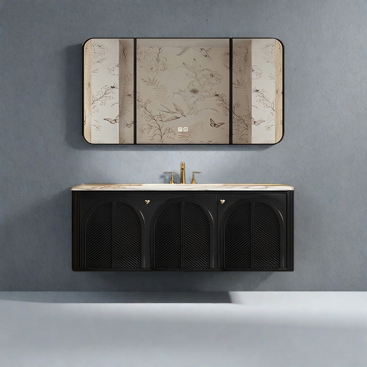 Backop French retro style rest room bathroom cabinet | Wayfair