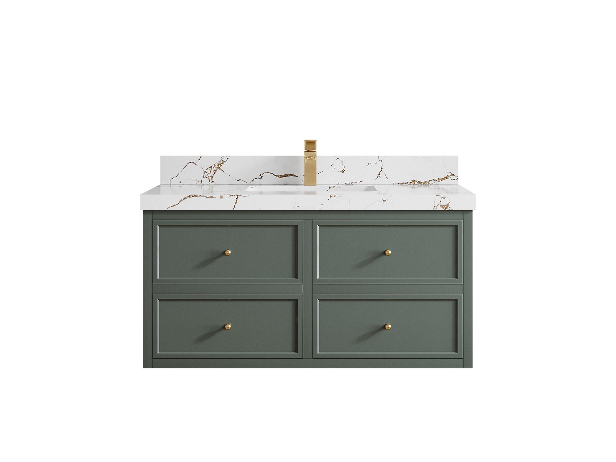 Willow Collections Roswell Floating 42'' Single Bathroom Vanity with ...