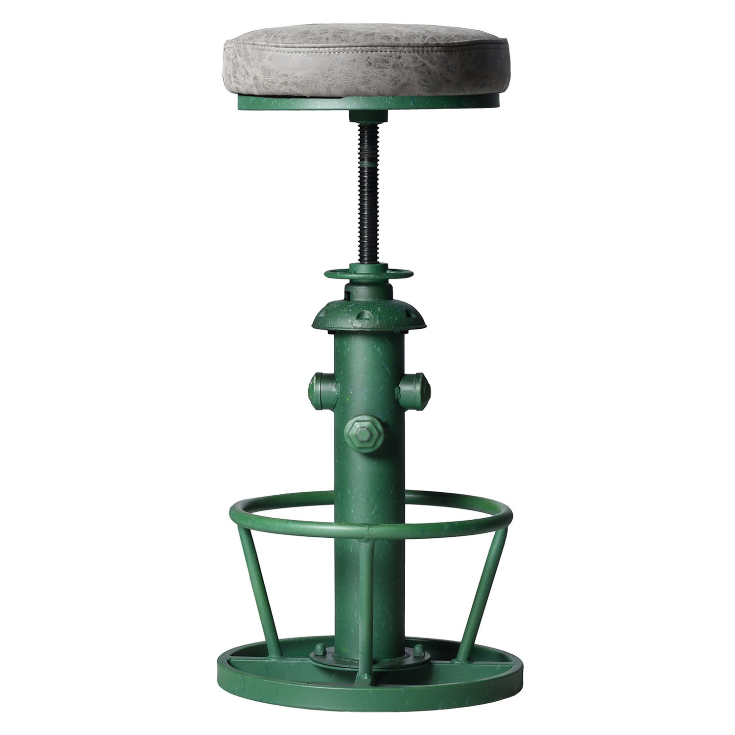 Hokku Designs Tabouret de comptoir à hauteur ajustable avec structure ...