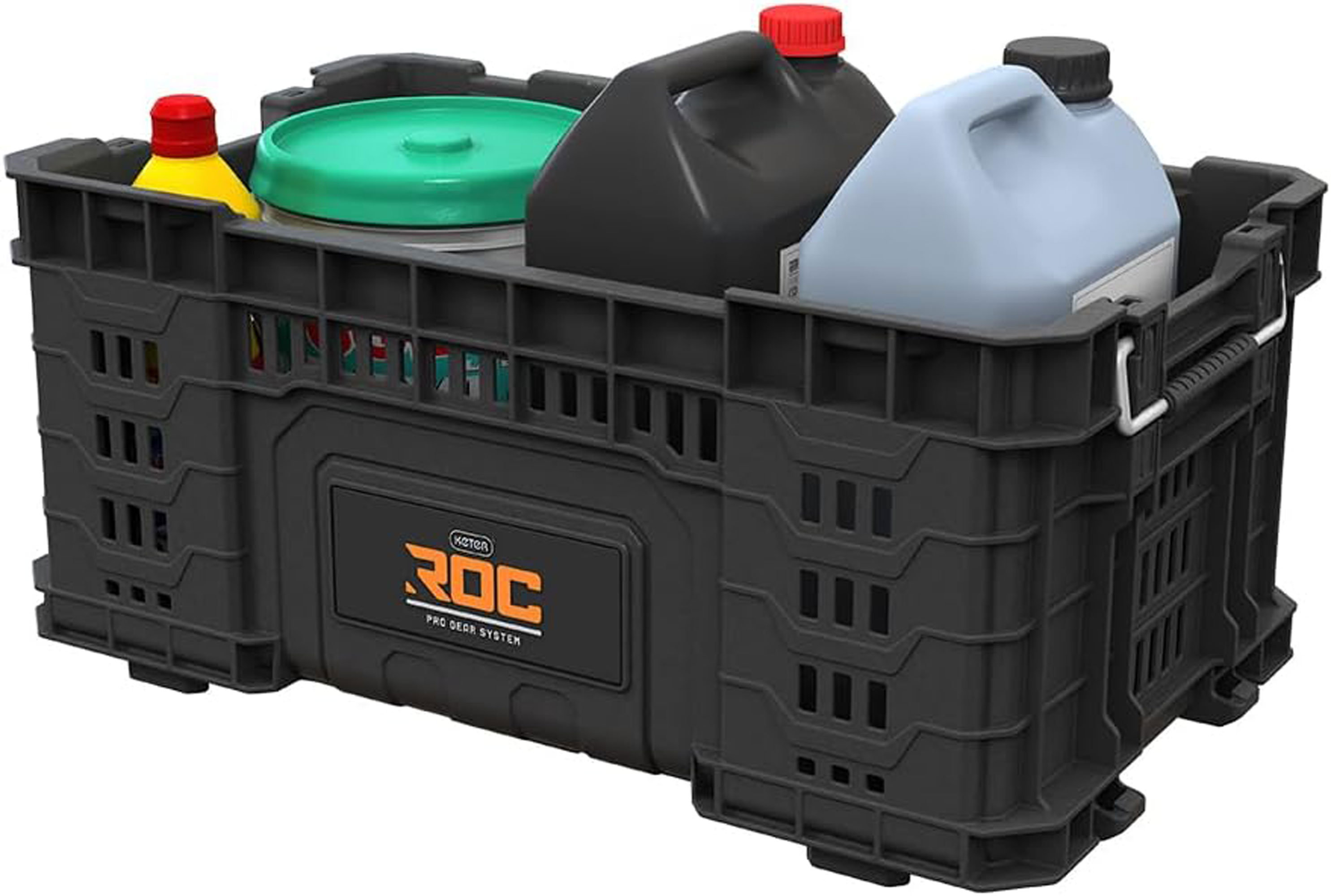 DWA Keter Roc Pro Gear Heavy Duty Tool Storage Crate Black | Wayfair.co.uk