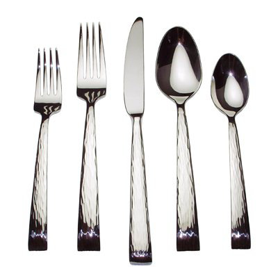 David Shaw Silverware Stainless Steel Flatware Set - Service for 4 ...