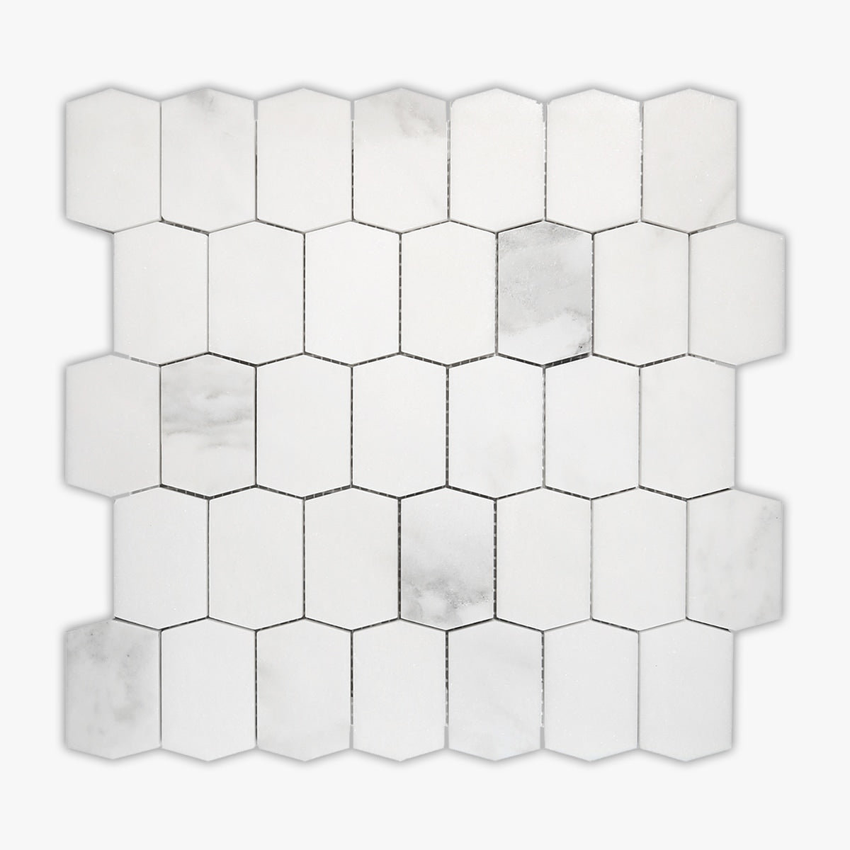 Calacatta Tile 12" x 12" Marble Singular Wall & Floor Tile | Wayfair