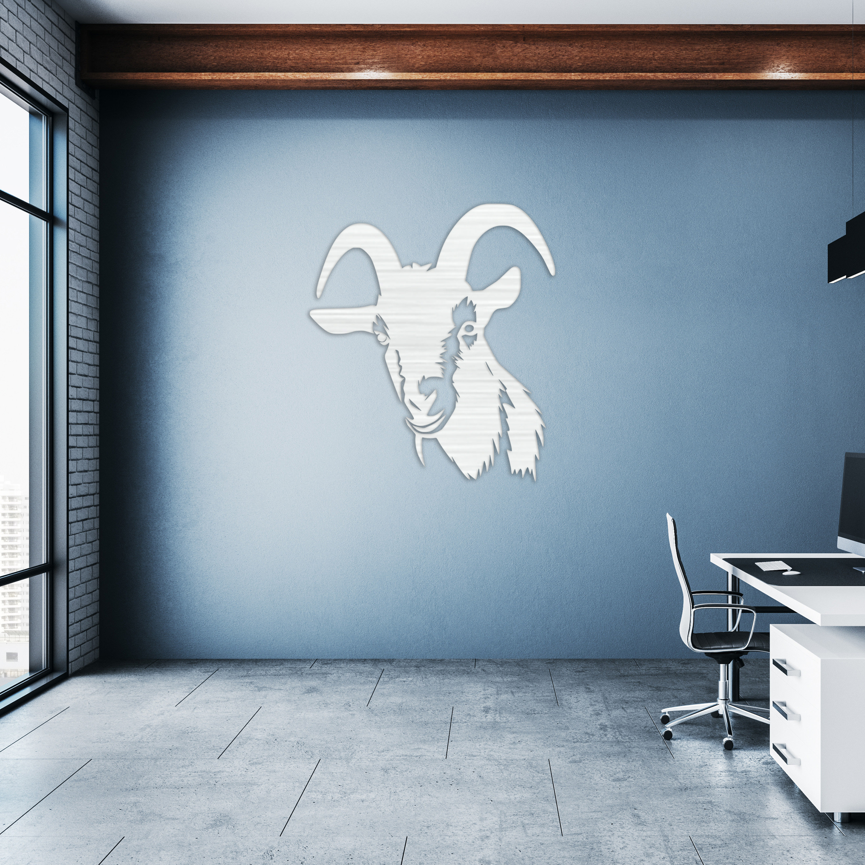 Millwood Pines Goat Wall Art Decor - ACM | Wayfair