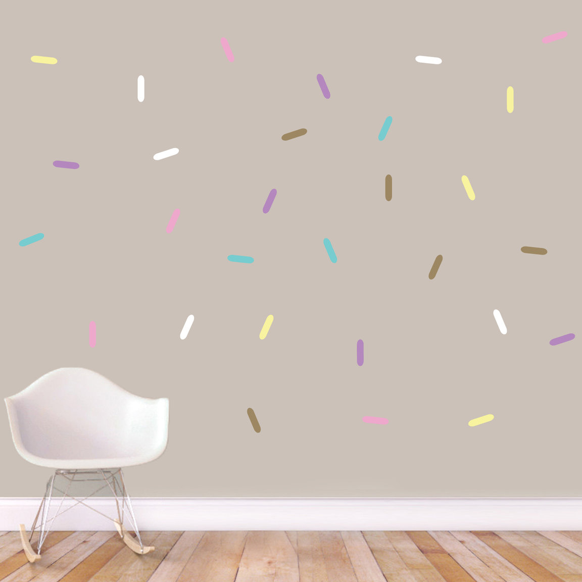 Zoomie Kids Sprinkles Wall Decal Set | Wayfair