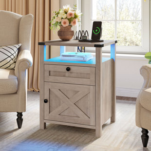 Country / Farmhouse Nightstands You'll Love | Wayfair