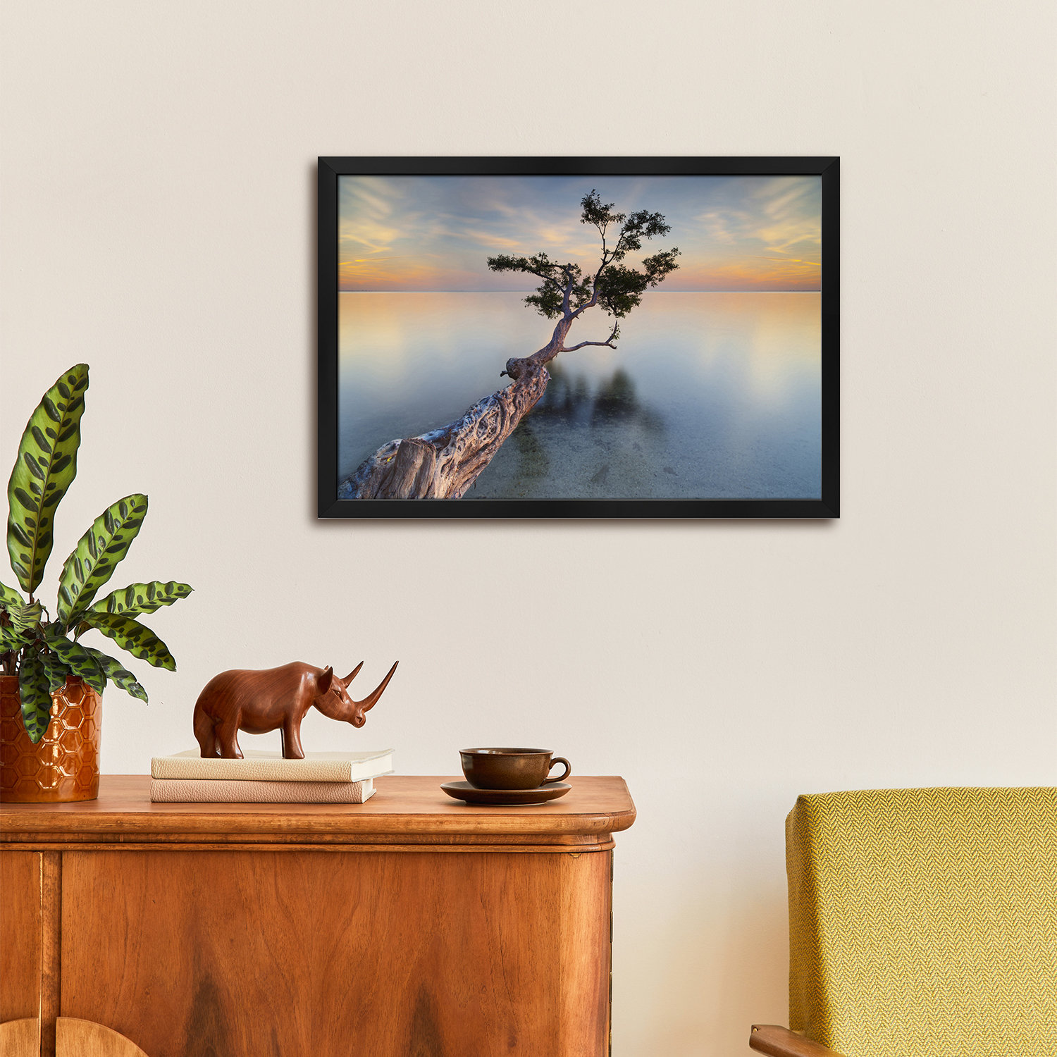Rosecliff Heights Water Tree XIV Premium Framed Poster by Moises Levy ...