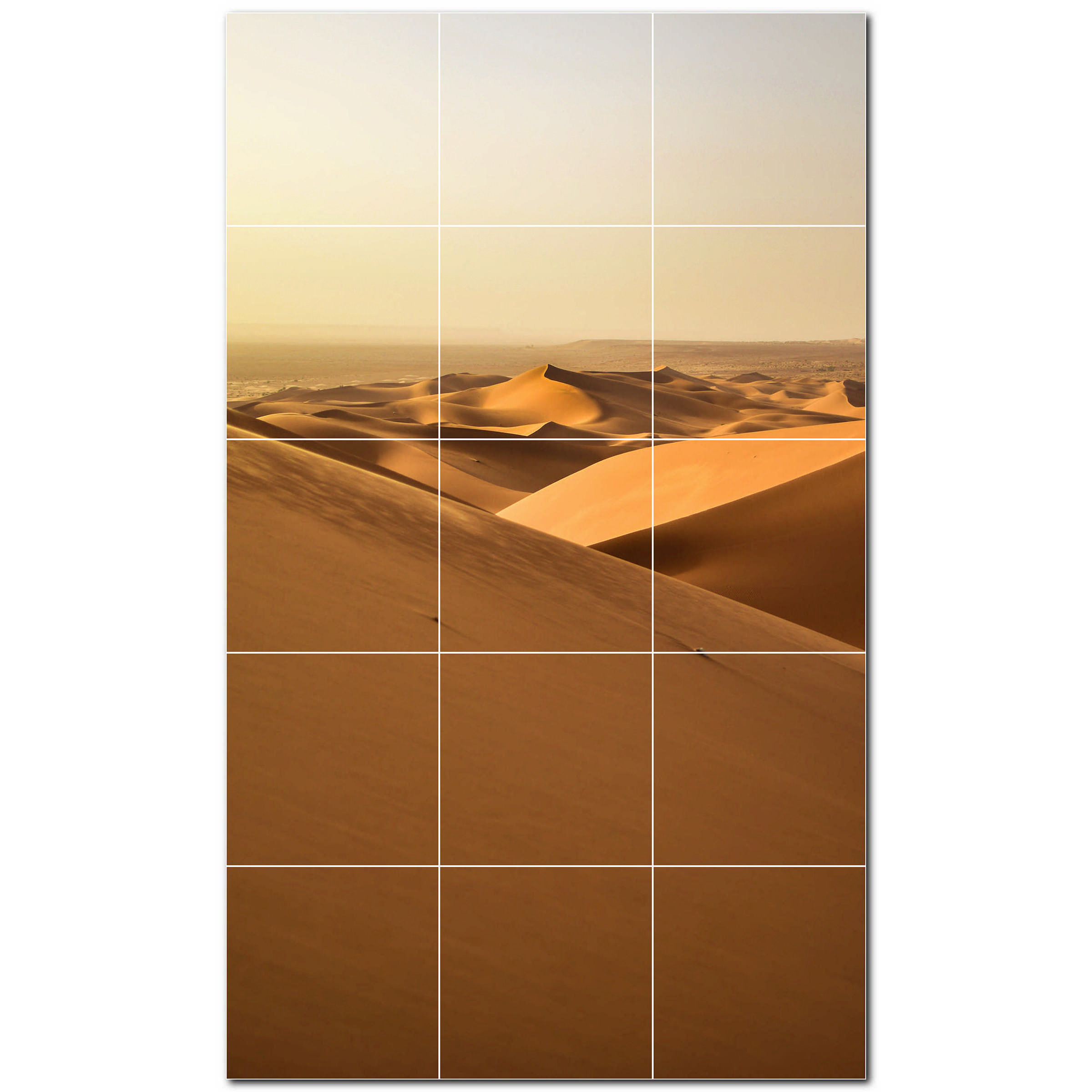 Picture-Tiles.com 18" x 30" Ceramic Desert Photo Decorative Mural Tile ...