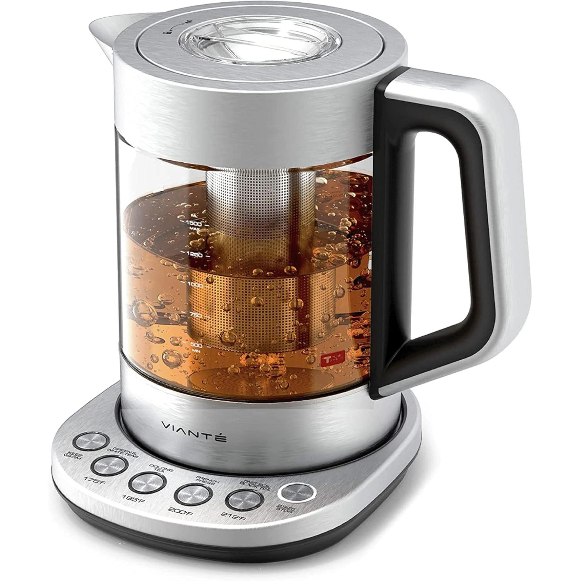Hokku Designs Electric Kettle With Infuser For Loose Leaf Hot Tea Maker ...