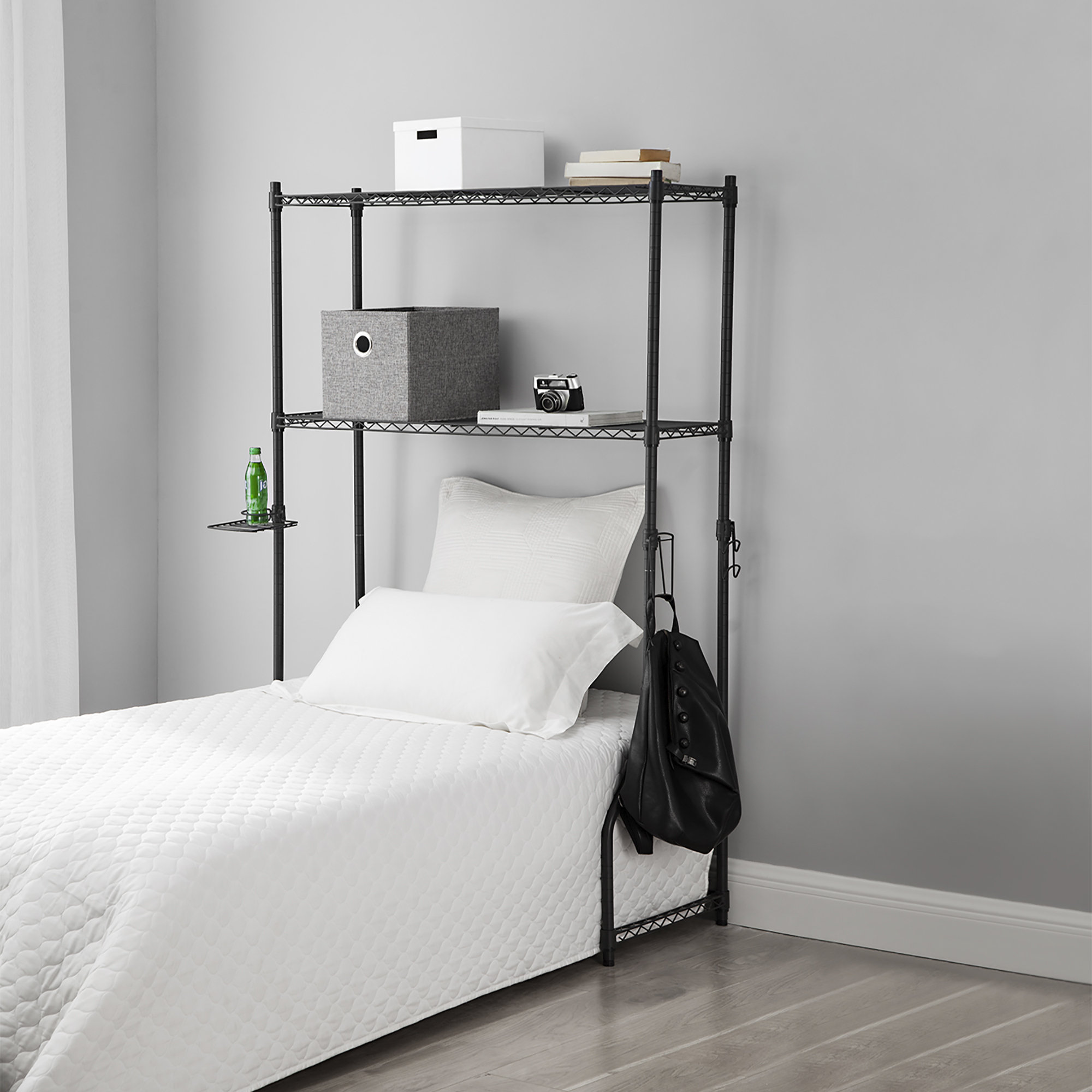 Byourbed Supreme 67" H x 44" W Over the Bed Shelf & Reviews | Wayfair