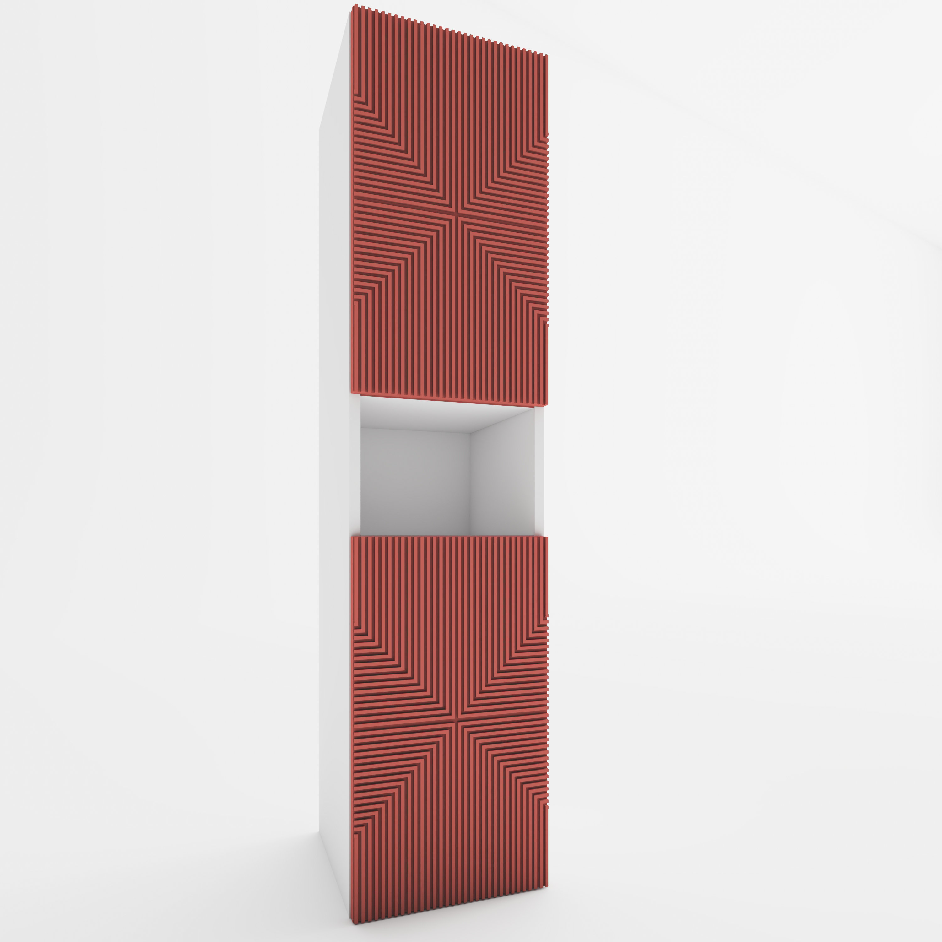 Distinct Kitchen and Bath QUARTET Bathroom Wall Linen Cabinet With Open ...