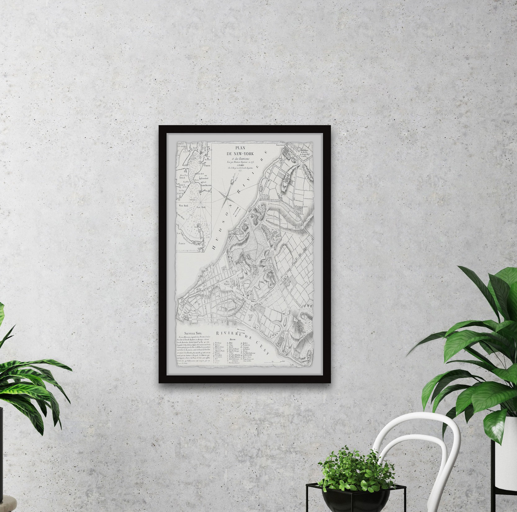 17 Stories Coastal Plot II - Picture Frame Print - Wayfair Canada