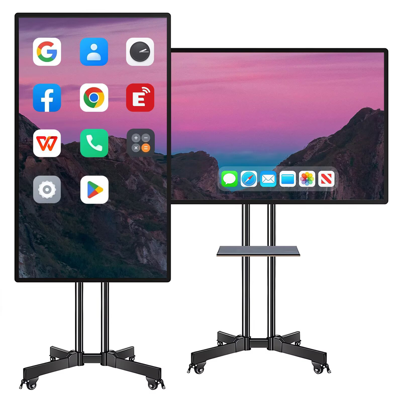 JYXCN Smart Board 49" All-in-One Presenter, 4K Video Wall, Multi-Touch ...