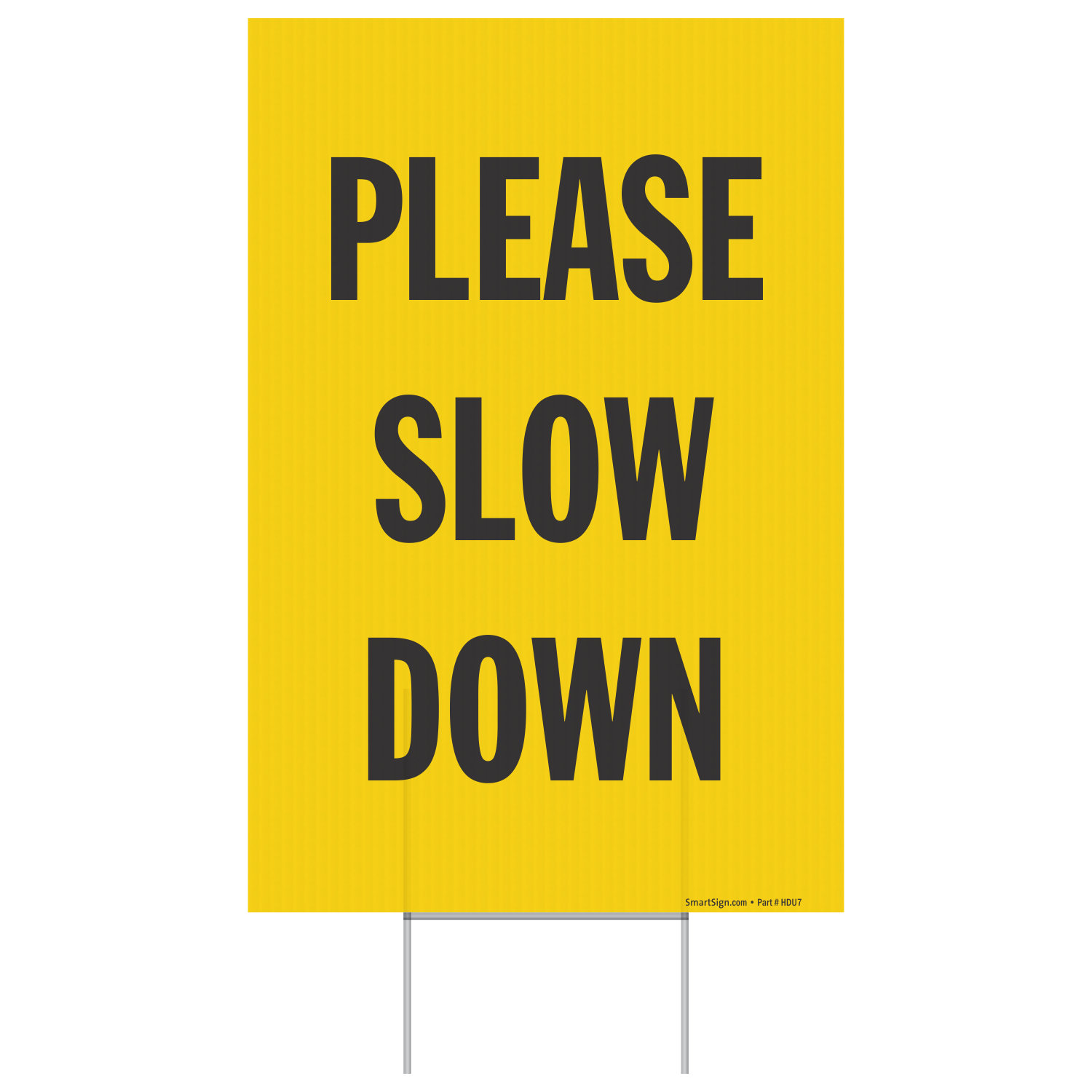 SmartSign Please Slow Down Sign | Wayfair