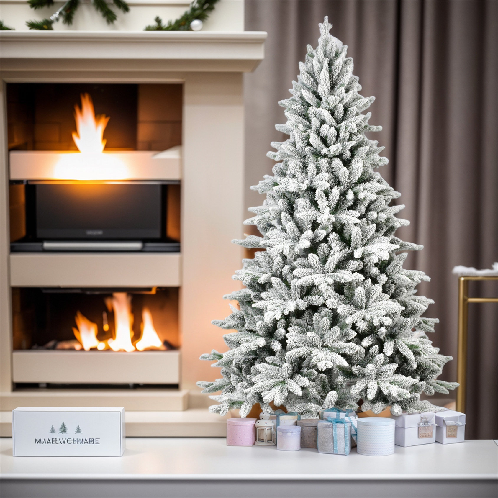 The Holiday Aisle® 5ft Snow Flocked Christmas Tree - Wayfair Canada