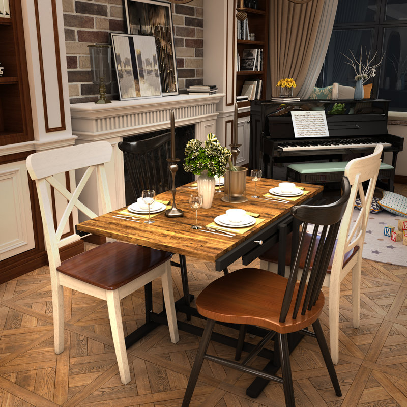 17 Stories Convertible Table And Shelf - 5-panel Multi-functional ...